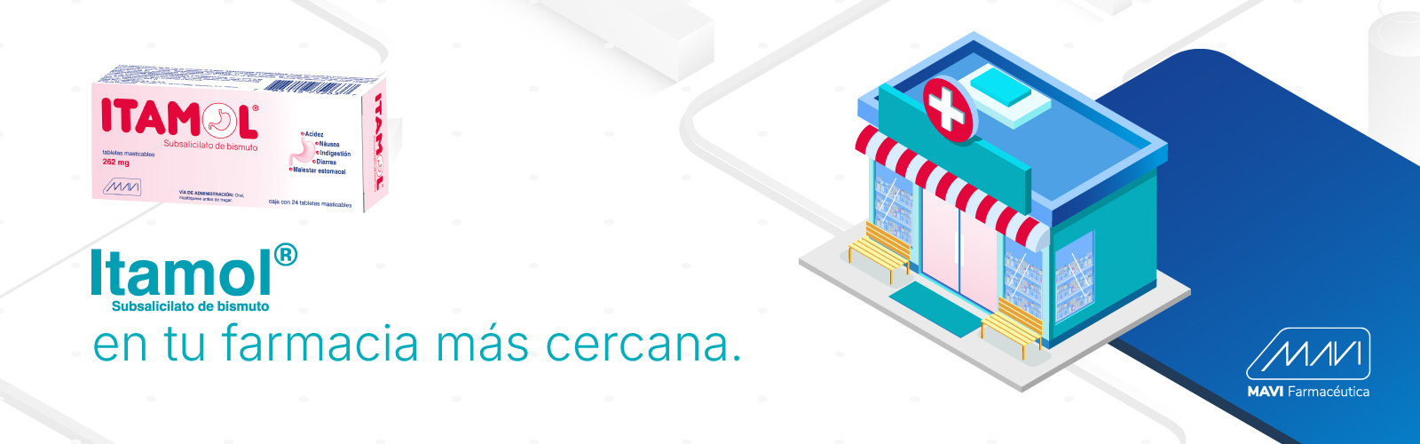 Itamol: Alivio de Diarrea y Malestares Digestivos | Subsalicilato de ...